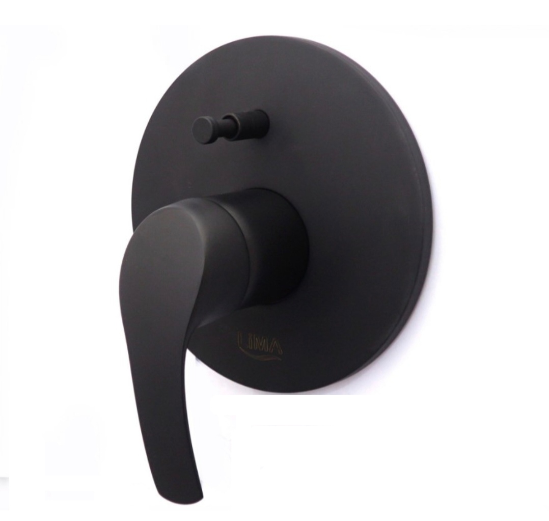 شركة مكعب السباكة » مسكة خلاط دش دفن اسود