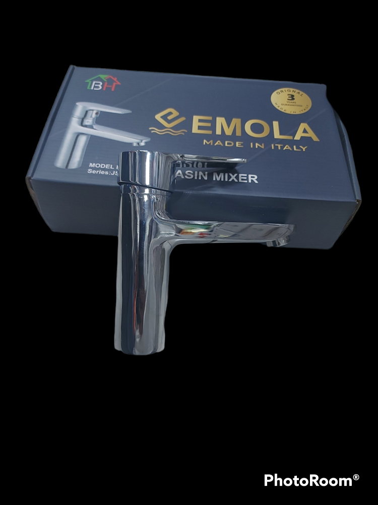شركة مكعب السباكة » خلاط مغسلة كروم ايطالي Emola
