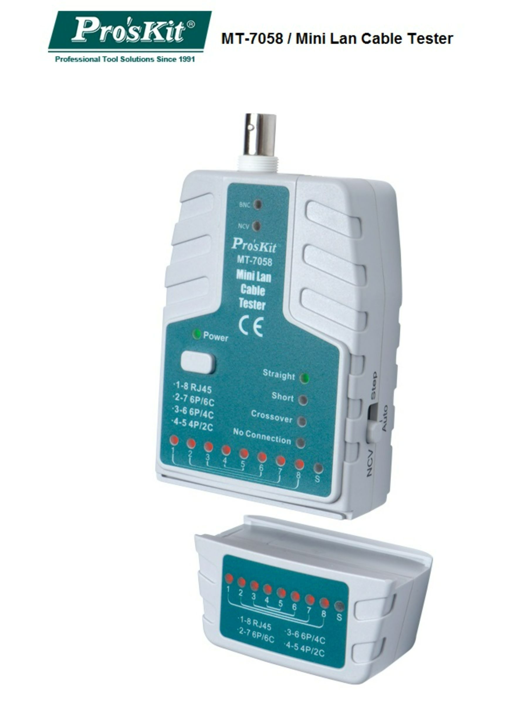 Babel Insignia Electronics Establishment » MT-7058 / Mini Lan Cable Tester