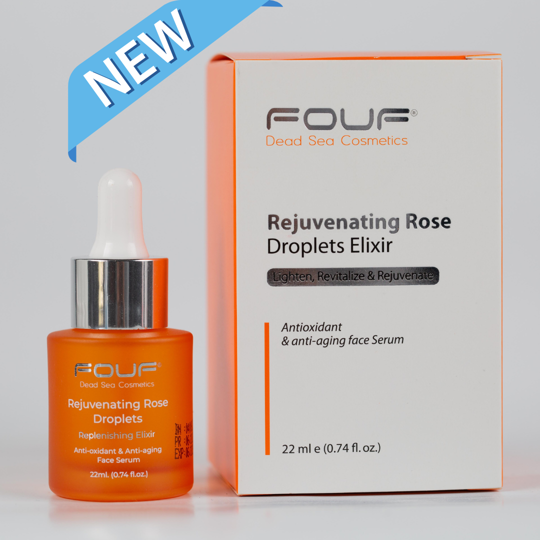 Fouf Dead Sea Cosmetics » FOUF Rejuvenating Rose Droplets Elixir 22ML
